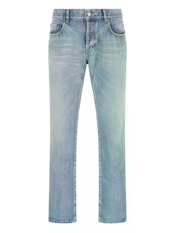 Saint Laurent Light-wash Denim Trousers