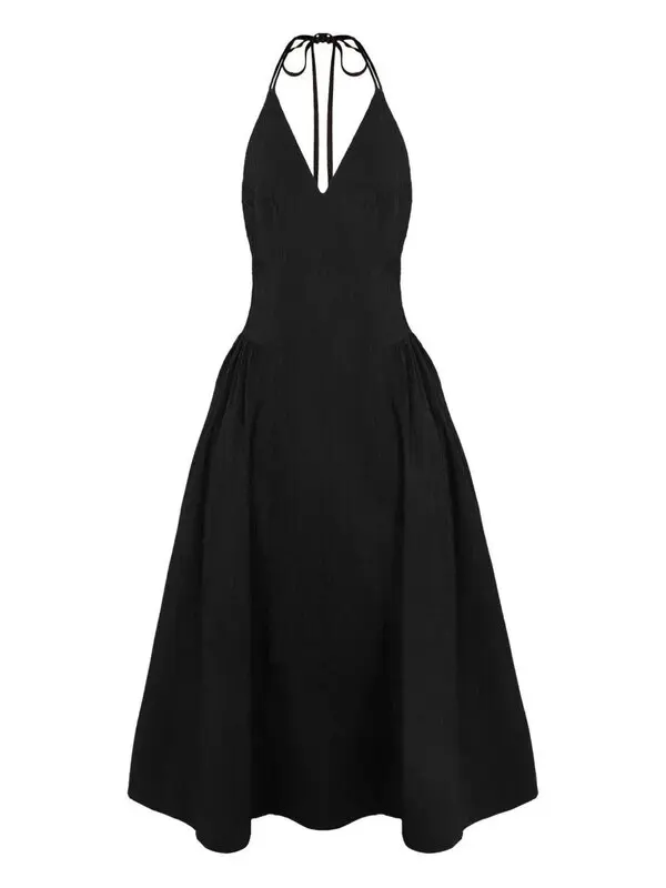 RXQUETTE Halter-neck Pleated Dress