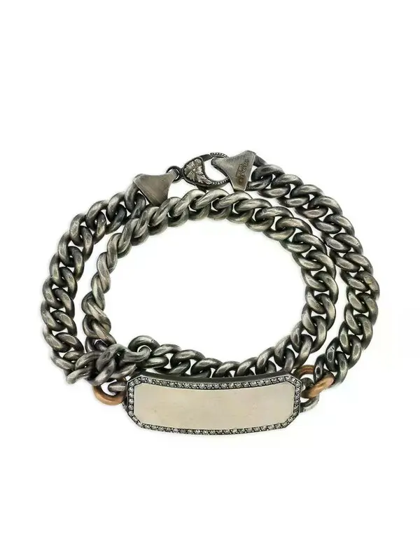 SYLVA & CIE 18k Rose Gold Plate Wrap Rounds Bracelet