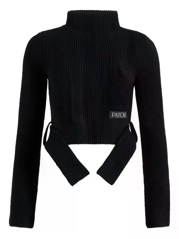 PATOU Knitted Mock-neck Top
