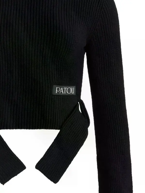 PATOU Knitted Mock-neck Top
