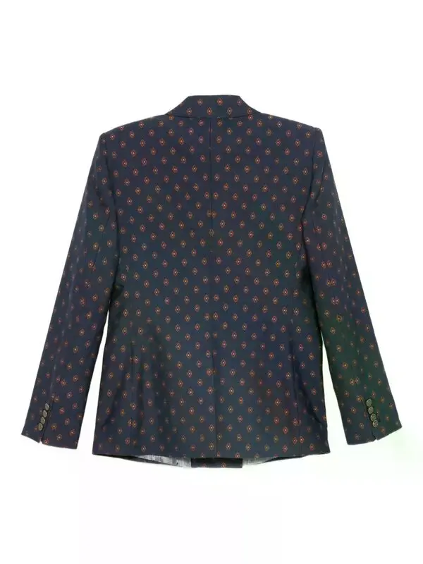 Etro Patterned Double-breasted Blazer