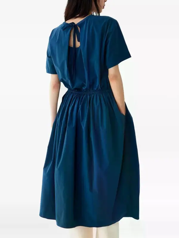 STUDIO TOMBOY Crew-neck Midi Dress - Blue