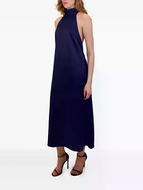 AZLEE Meera High-neck Midi Dress