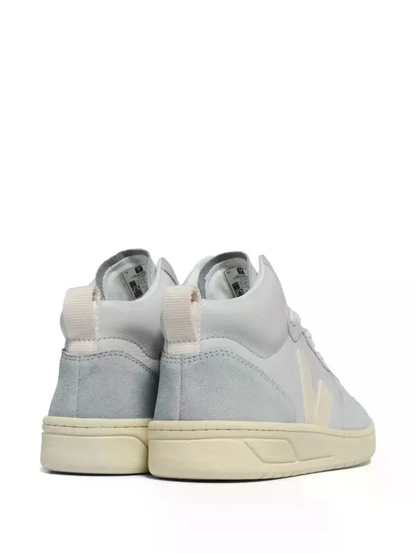 VEJA V-15 Leather Sneakers - Grey