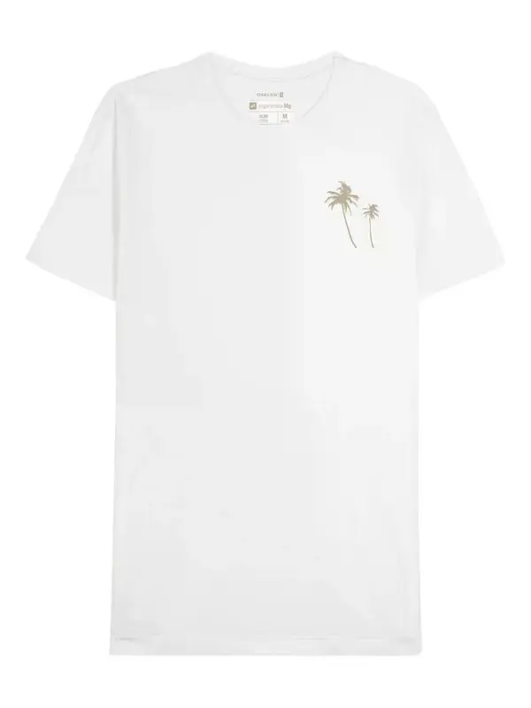 OSKLEN Palm-tree Print T-shirt - White