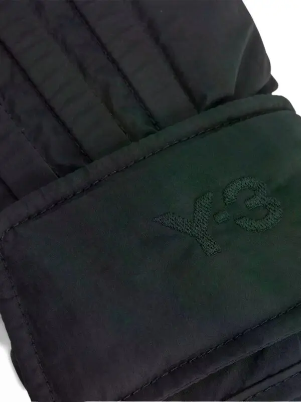 Y3 Logo-embroidered Mittens