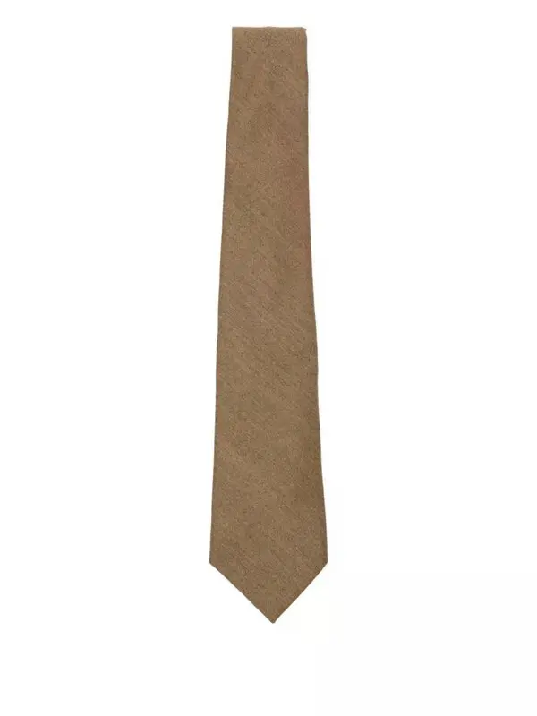 Paul Smith Dot-print Neck Tie - Brown