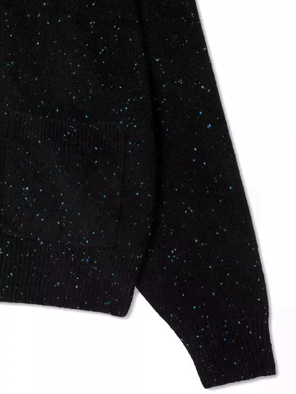 STUDIO TOMBOY Speckled-effect Cardigan - Black