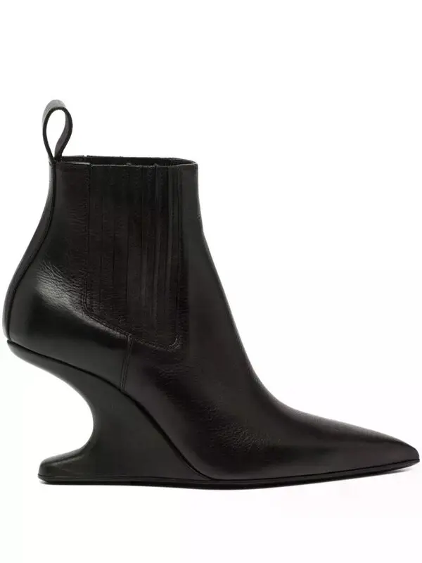 Rick Owens 80mm Sharp Ankle Boots