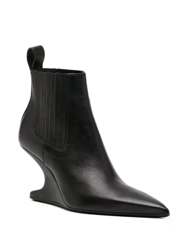 Rick Owens 80mm Sharp Ankle Boots
