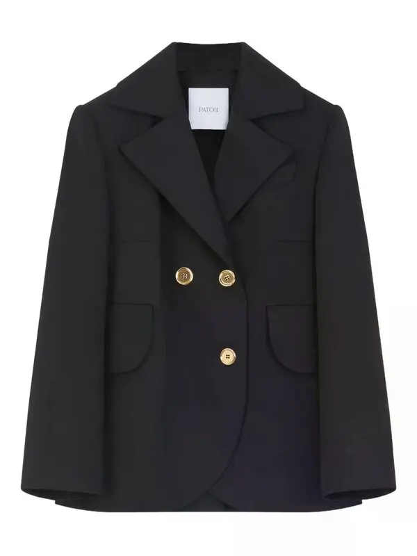Patou Belted Double-breasted Blazer