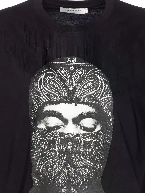 IH NOM UH NIT Paisley-print Crew-neck T-shirt