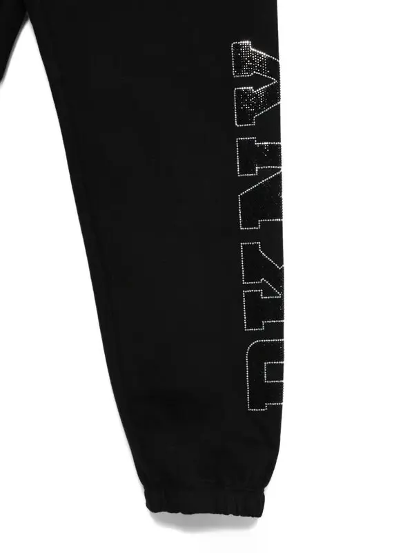 Dkny Rhinestone-embellished Track Pants