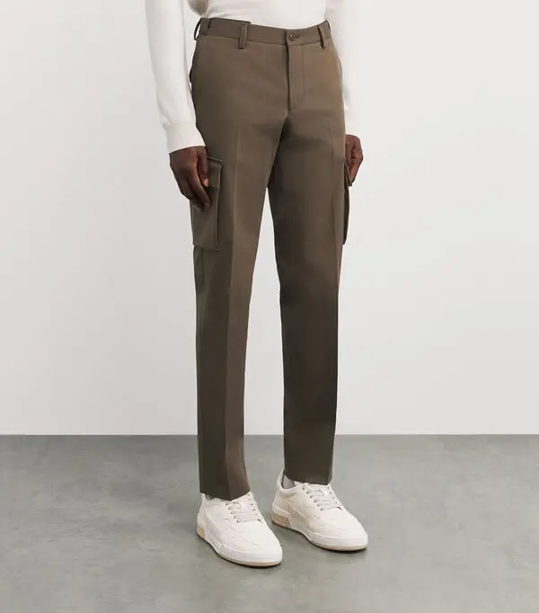 Corneliani Twill Cargo Chinos
