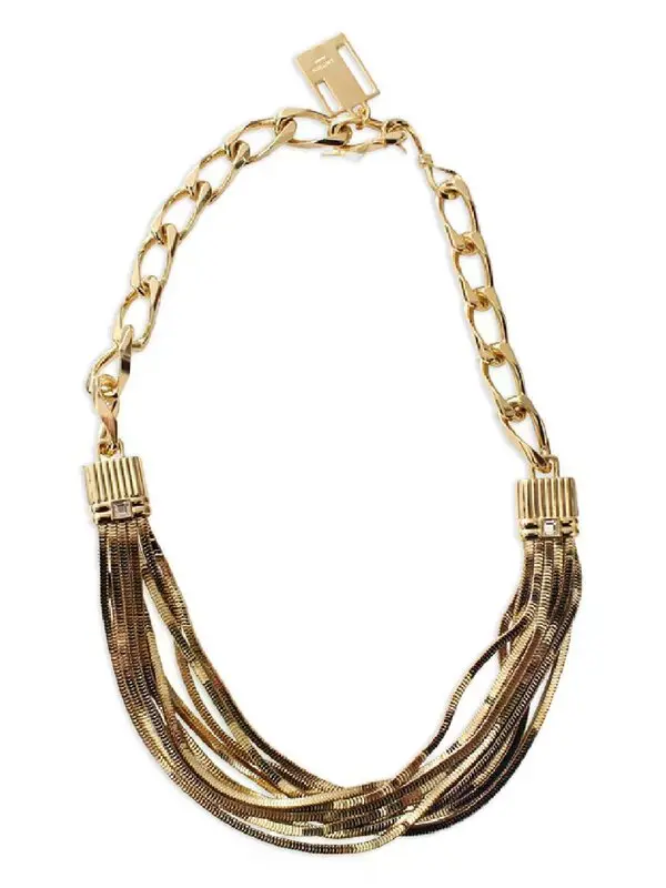 LANVIN Art Deco Necklace - Gold