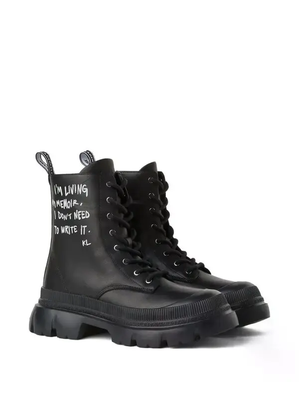 Karl Lagerfeld Lace-up Boots
