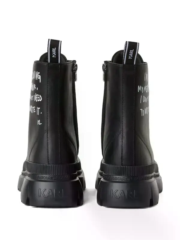 Karl Lagerfeld Lace-up Boots