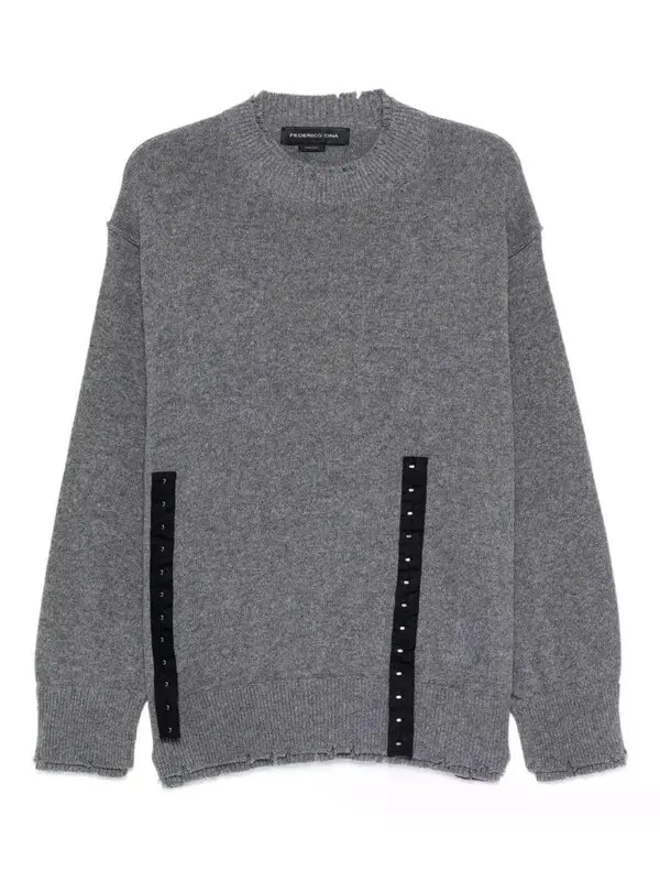 FEDERICO CINA Raw-edge Sweater