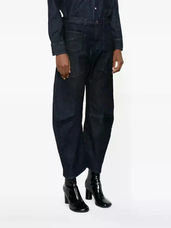 NILI LOTAN Shon Double-pocket Jeans - Blue
