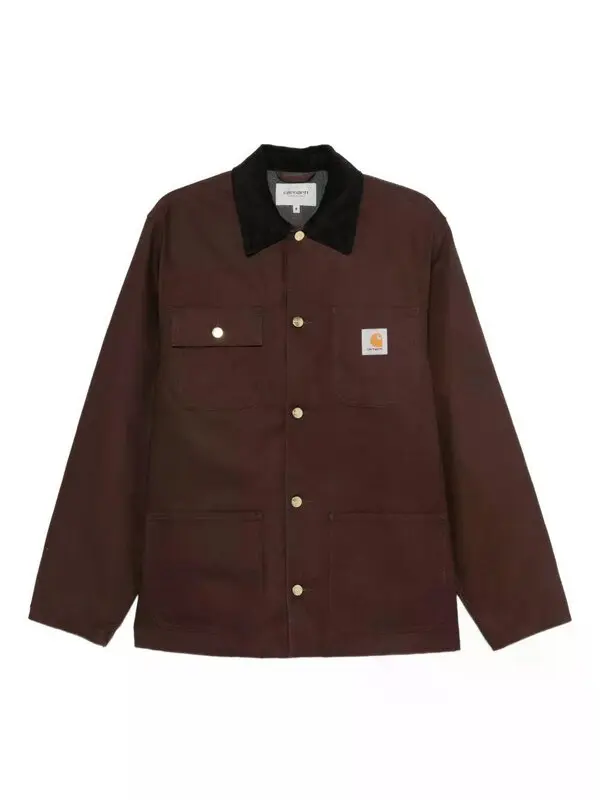 Carhartt Work In Progress Corduroy-collar Button Jacket - Brown