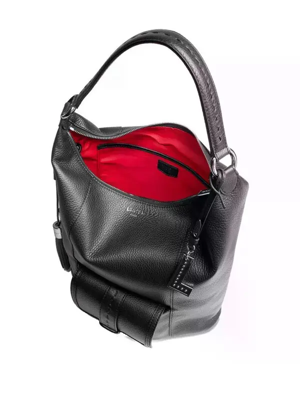 LANCEL Premier Flirt Leather Shoulder Bag - Black