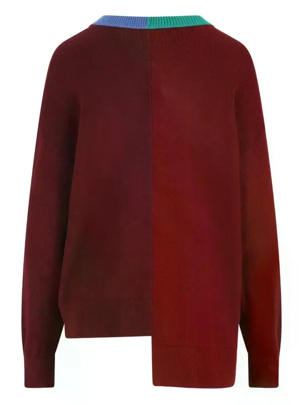 Loewe Colour-block Asymmetric Sweater