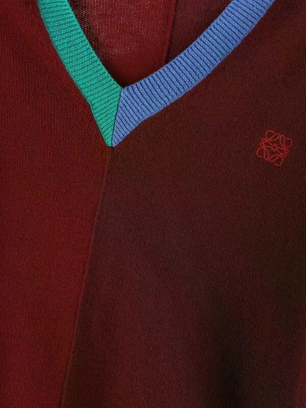 Loewe Colour-block Asymmetric Sweater