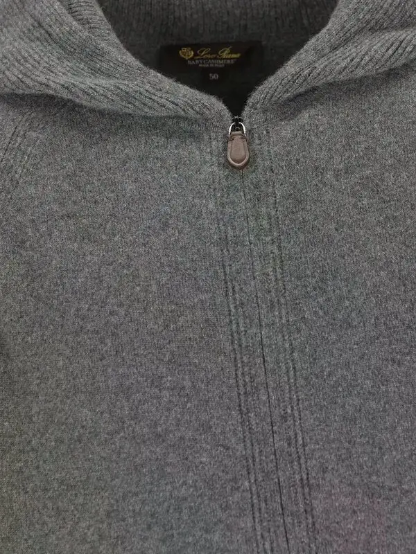 Loro Piana Knitted Zip-up Hoodie