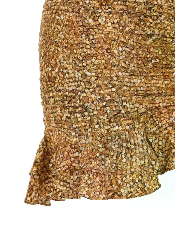 Isabel Marant Étoile Mosaic Ruffled Skirt