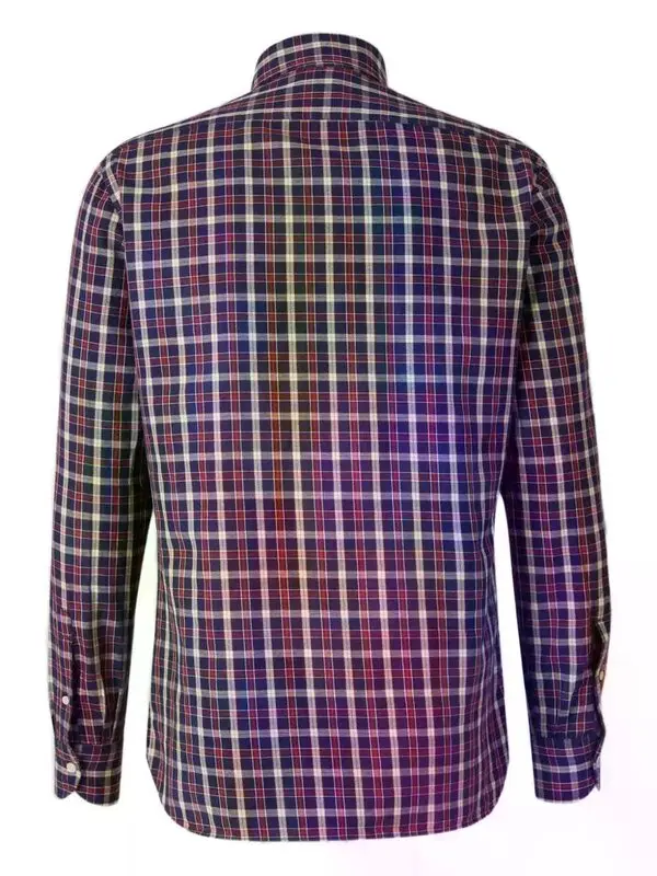 LUIGI BORRELLI Checked Button-down Shirt