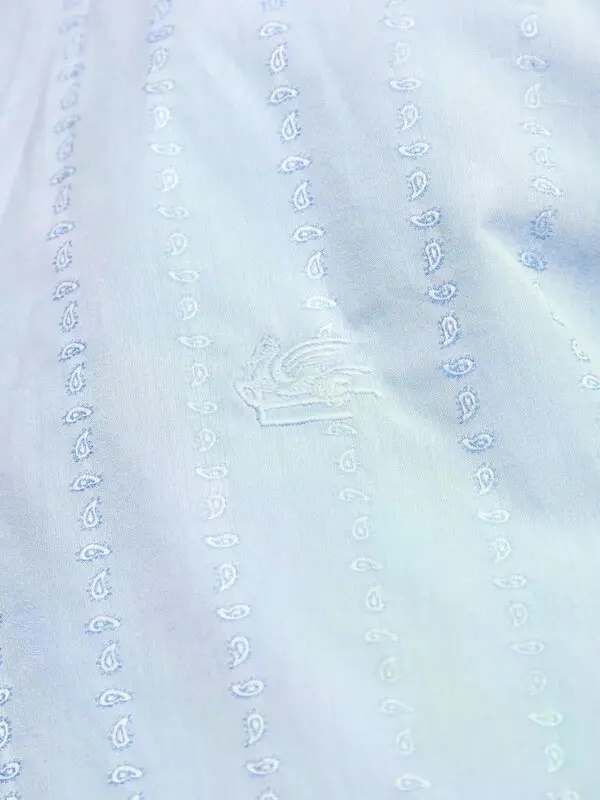 Etro Paisley-embroidered Long-sleeved Shirt