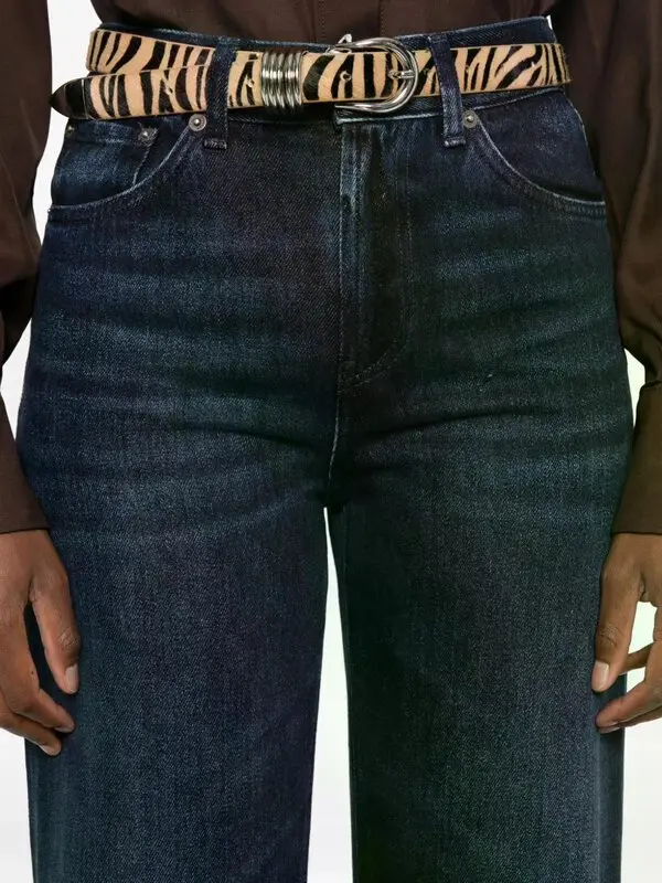 DONDUP Five-pocket High-rise Jeans - Blue