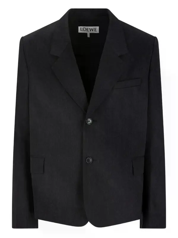 Loewe Buttoned Cropped Jacket
