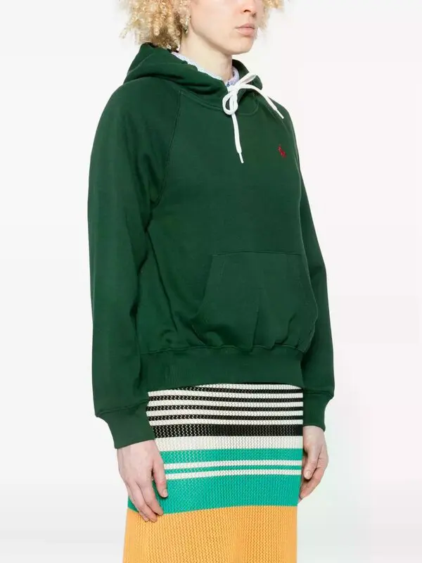 Polo Ralph Lauren Embroidered-logo Hoodie - Green