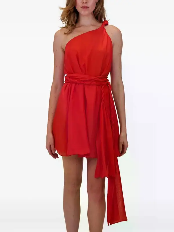 Azeeza Rodite One-shoulder Mini Dress