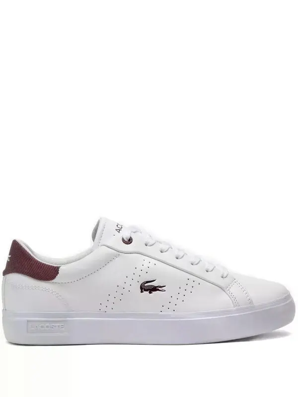Lacoste Perforated Leather Sneakers