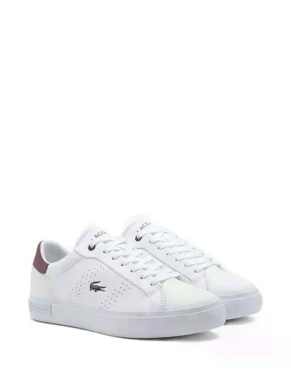 Lacoste Perforated Leather Sneakers