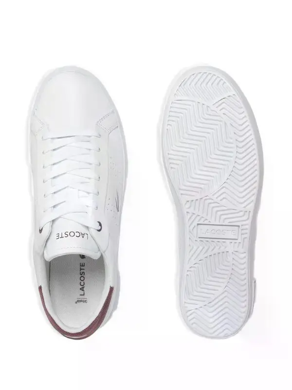 Lacoste Perforated Leather Sneakers