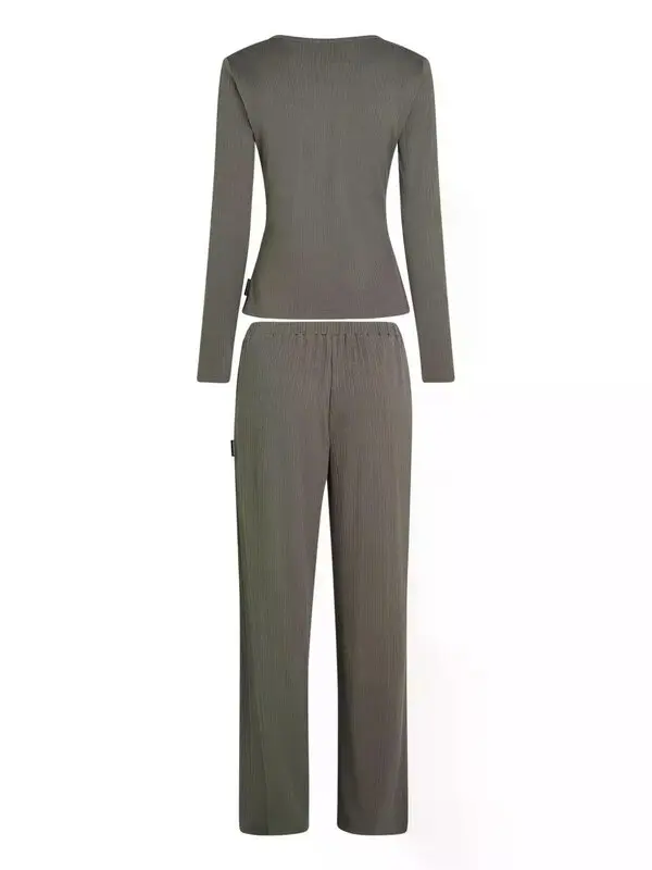 Karl Lagerfeld K Essential Ribbed Pajama Set