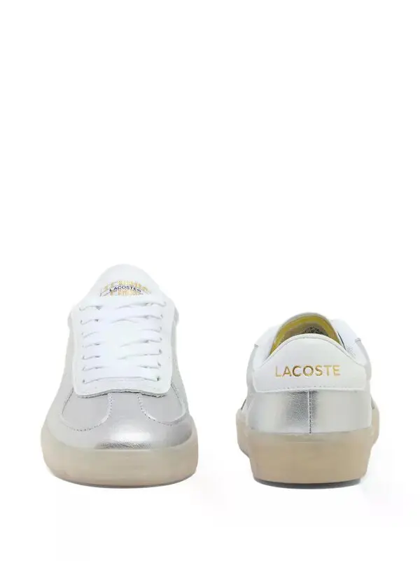 Lacoste Metallic Leather Sneakers - Grey
