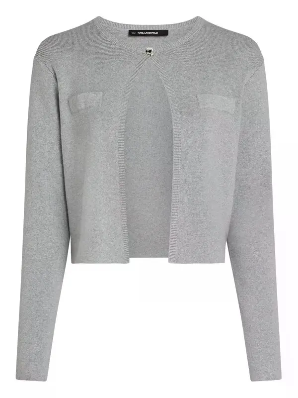 Karl Lagerfeld Ikon Cropped Cardigan