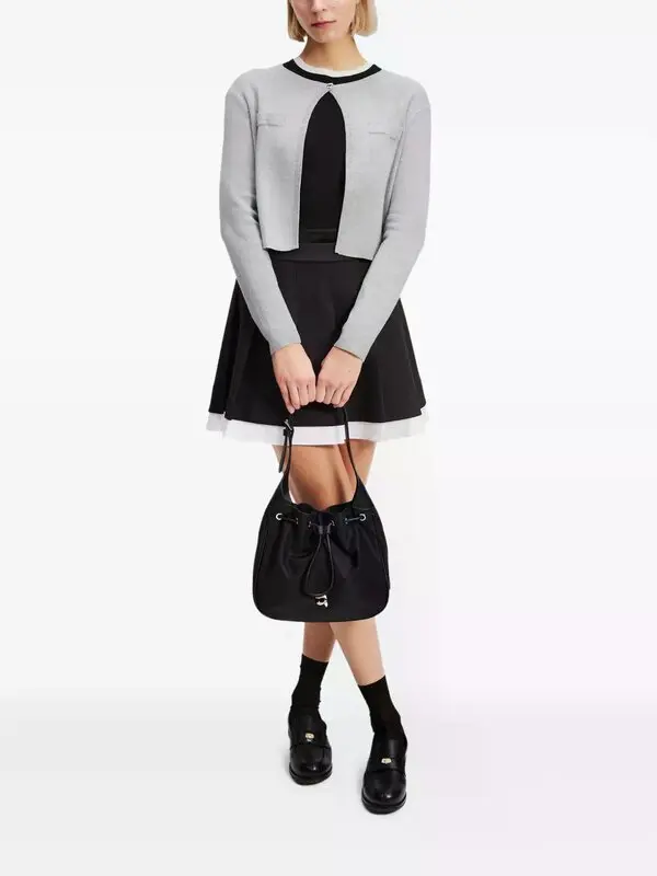 Karl Lagerfeld Ikon Cropped Cardigan