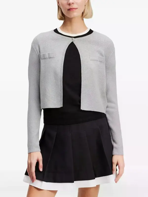 Karl Lagerfeld Ikon Cropped Cardigan