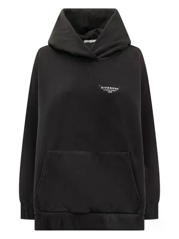 Buy Givenchy Logo-print Hoodie - Black At 62% Off | Editorialist