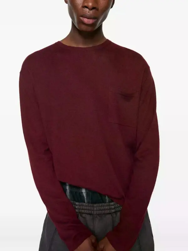 Acne Studios Cashmere Crew Neck Sweater - Red