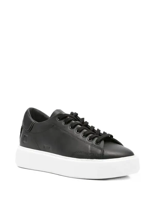 D.a.t.e. Round-toe Leather Sneakers