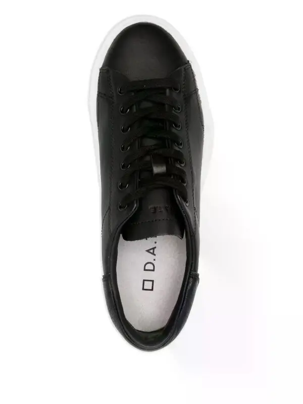 D.a.t.e. Round-toe Leather Sneakers