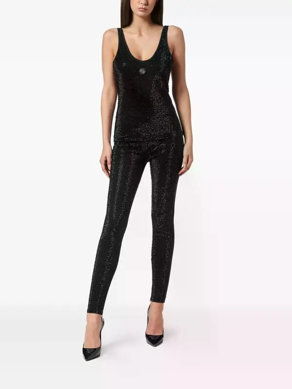 Philipp Plein Mix Strass Tank Top