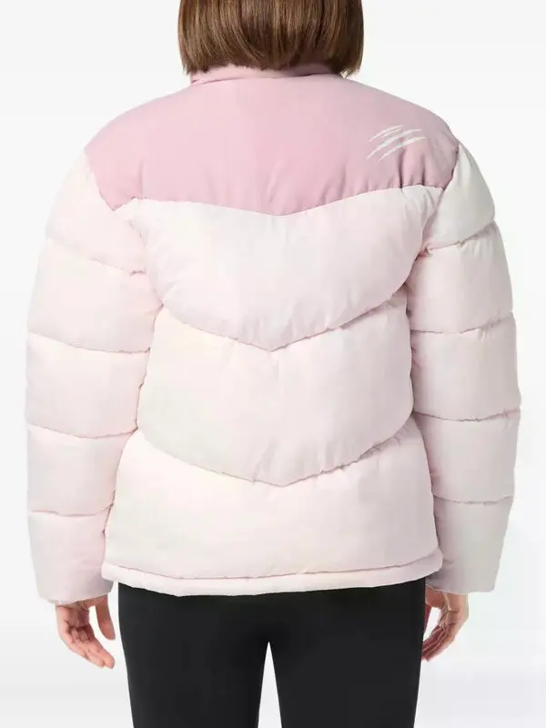 PLEIN SPORT Two-tone Puffer Jacket - Pink